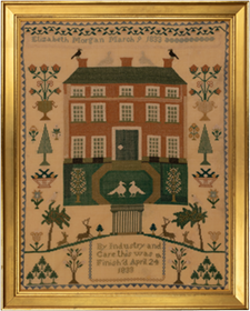 Current Selections of Antique Samplers (click image for more ...