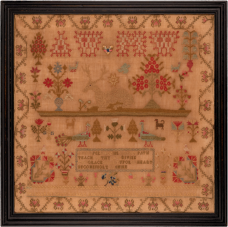 Current Selections of Antique Samplers (click image for more ...
